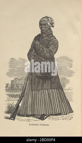 Scenes in the life of Harriet Tubman, [Frontispiece], 1869 Stock Photo ...