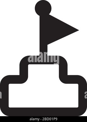 Podium Simple vector icon Stock Vector Image & Art - Alamy