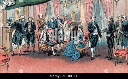 "Le salon de Suzanne Curchod, Madame Necker (1737-1794) femmes de ...