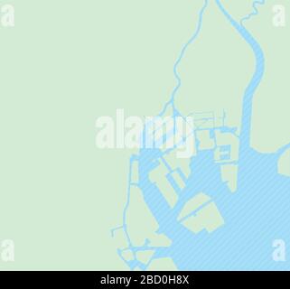 tokyo bay area map Stock Vector Image & Art - Alamy