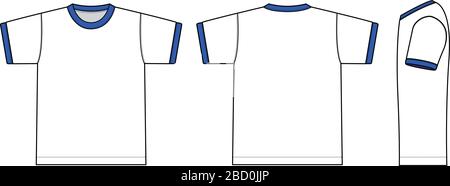 Ringer tshirts vector illustration Stock Vector Image & Art - Alamy