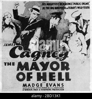 JAMES CAGNEY FRANKIE DARRO and MADGE EVANS in THE MAYOR OF HELL 1933 ...