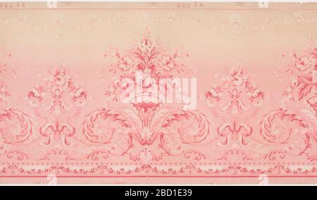 Frieze. Horizontal repeat of alternating large and small vegetal ...