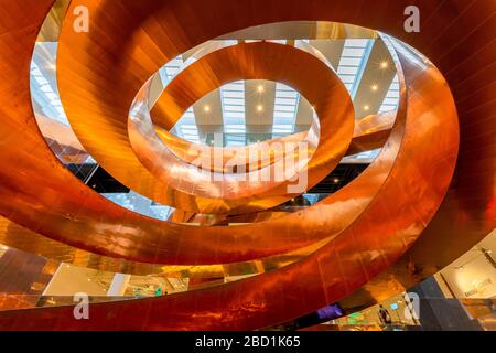 Staircase at Experimentarium, Tuborg Harbour, Hellerup, Copenhagen ...