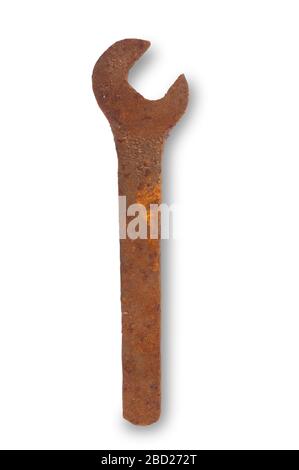 Old rusty spanner Stock Photo - Alamy