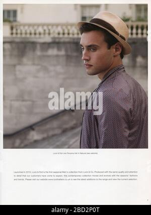 Catalog Hats J. Lock & Co., first published in UK Stock Photo - Alamy