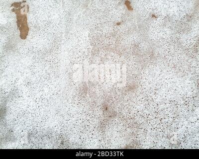 The Mor wave on the coastal sand, the background texture of the sea ...