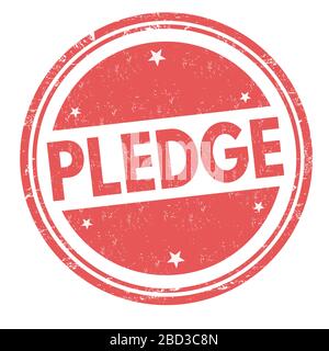 Pledge vector icon isolated on transparent background, Pledge ...