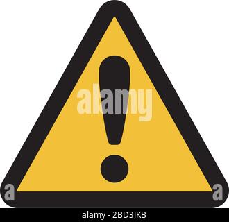 public safety sign (pictogram) / General caution Stock Vector Image ...