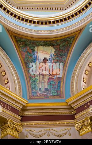Rotunda in Parliament Buildings, Victoria, Vancouver Island, British ...