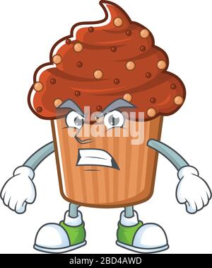 Angry brownies mascot cartoon style Stock Vector Image & Art - Alamy