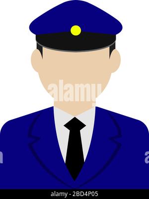 Male bus driver avatar. Man driving a vehicle. Profile user, person ...