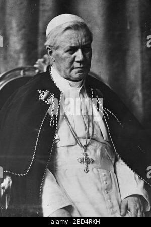 Portrait of the Pope Pius X (1835-1914). Museum: PRIVATE COLLECTION ...
