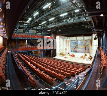 1990, new completed West Yorkshire Playhouse, Leeds, Northern England ...