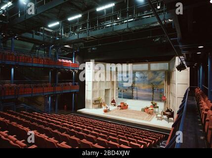 1990, new completed West Yorkshire Playhouse, Leeds, Northern England ...