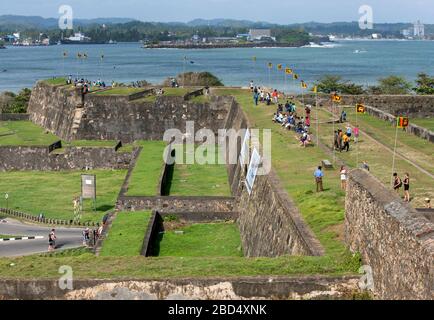 Ruins of the old Dutch fort in Negombo, Western Province, Sri Lanka ...