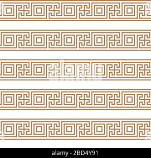 Greek motives texture. Greek key seamless texture Stock Vector Image ...