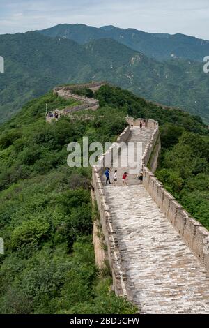 Great Wall of China, Yanqing District, near Beijing, China Stock Photo ...