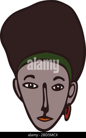 Woman face line art icon design illustration Stock Vector Image & Art ...