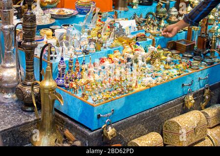 "Old Town, Muscat/Oman - 4/2/2018: Mutrah Souq market in Old Town ...