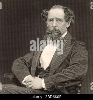 Charles Dickens (1812-1870), English novelist. Portrait by William ...