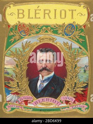 LOUIS BLERIOT (1872-1936) French aviation pioneer about 1910 Stock ...