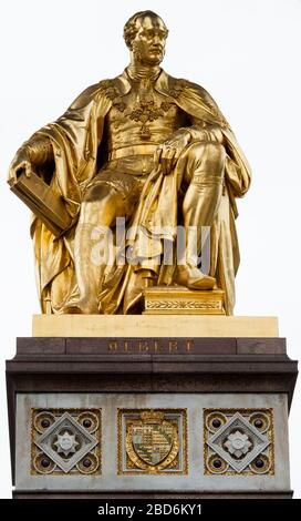 Statue of Sir George Grey in the Company Gardens, Cape Town Stock Photo ...