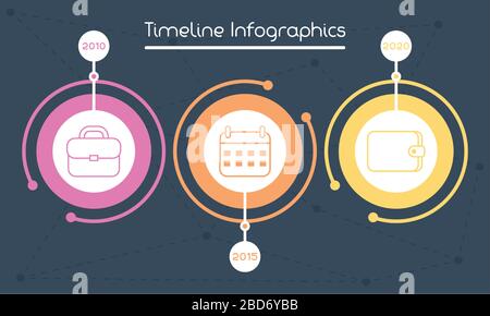 business circular time line infographics Stock Vector Image & Art - Alamy
