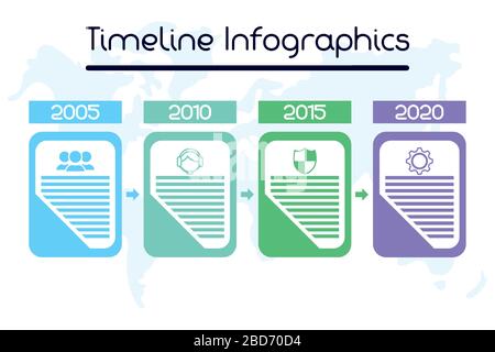 business squares time line infographics Stock Vector Image & Art - Alamy