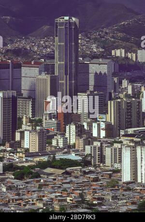 CARACAS, VENEZUELA - Parque Central skyscraper tower in downtown ...