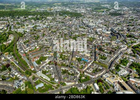 Aerial view, Aachen city centre with Aachen Cathedral, a UNESCO World ...