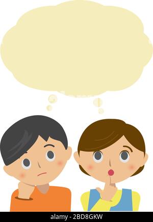 cartoon woman thinking about love Stock Vector Image & Art - Alamy