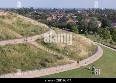 Northala Fields, Northolt, consist of fishing lakes and four artificial ...