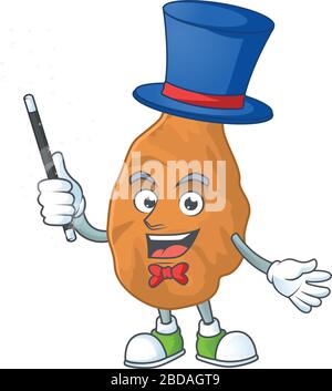 Yummy chicken thigh with witch character shape Stock Vector Image & Art ...