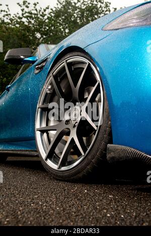 2015 F10 BMW 520d 5 Series, modified large saloon Stock Photo - Alamy