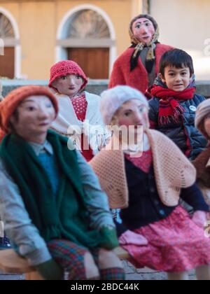 Shoot from giant nativity Stock Photo - Alamy