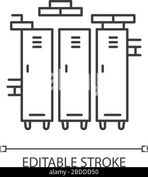 Lockers. Outline drawing Stock Vector Image & Art - Alamy