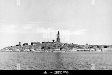 A lighthouse, Gronskar, Stockholm archipelago, Sweden Stock Photo - Alamy