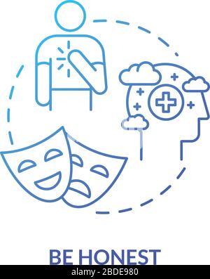 Be loyal concept icon. Friendship relationships and social skills ...