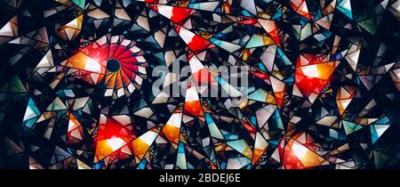 Background abstract 8K blue Green turquoise white yellow gold red blue ...
