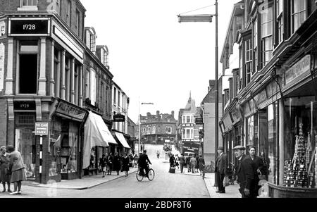 Market Street, Wellingborough, Northamptonshire, England, United Stock ...