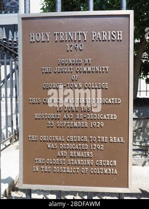 St Ignatius Chapel, Georgetown, Washington DC Stock Photo - Alamy