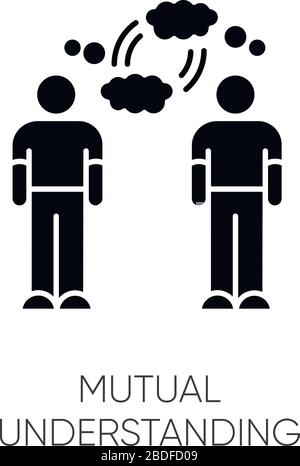 Interpersonal relationship black glyph icon Stock Vector Image & Art ...