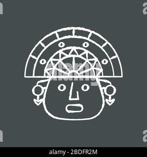 Ethnic mask logo. Aztec and Mayan mask logo for business. Cultural ...
