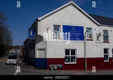 An exterior view of The Llynfi Arms in Tondu during the COVID19 ...