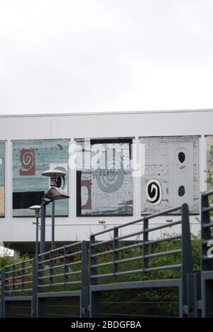 White Modernist John Piper Mural Piper Building, Peterborough Road ...