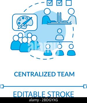 Team collaboration turquoise concept icon Stock Vector Image & Art - Alamy