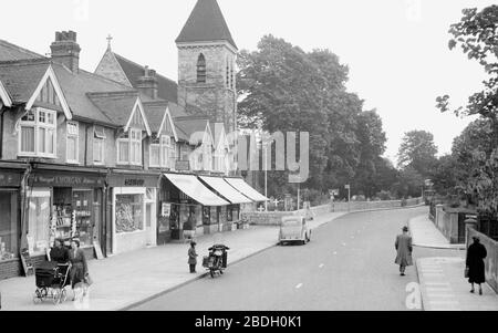 Church Road, Ashford, Surrey, England, United Kingdom Stock Photo - Alamy