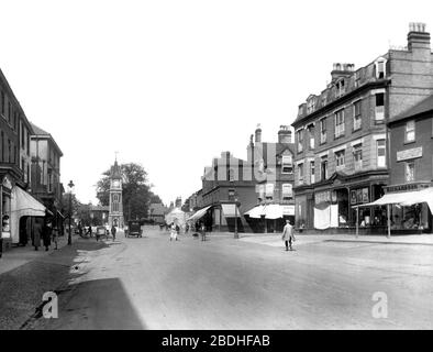 newmarket town centre high street suffolk england uk gb Stock Photo - Alamy