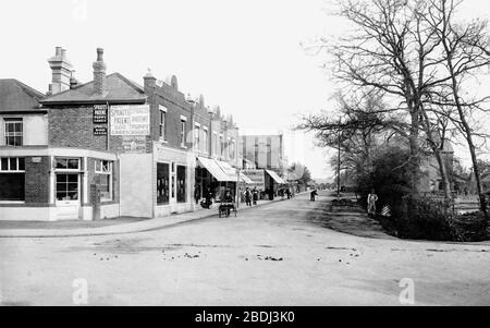 Victoria Road, Horley, Surrey, England, United Kingdom Stock Photo ...